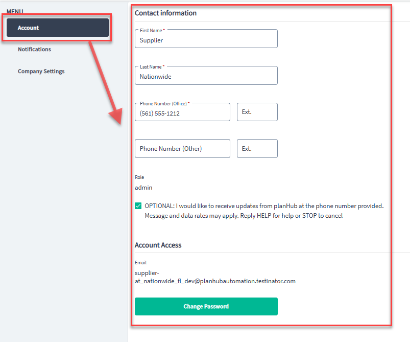 How To Update Your PlanHub User Profile & Email Settings