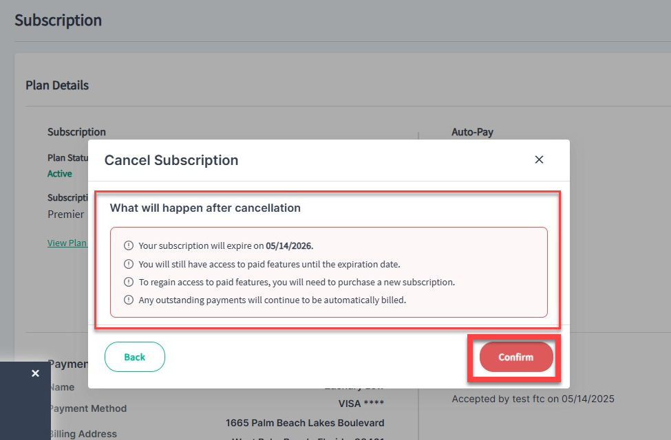 General Contractor | How to Cancel your Paid Subscription