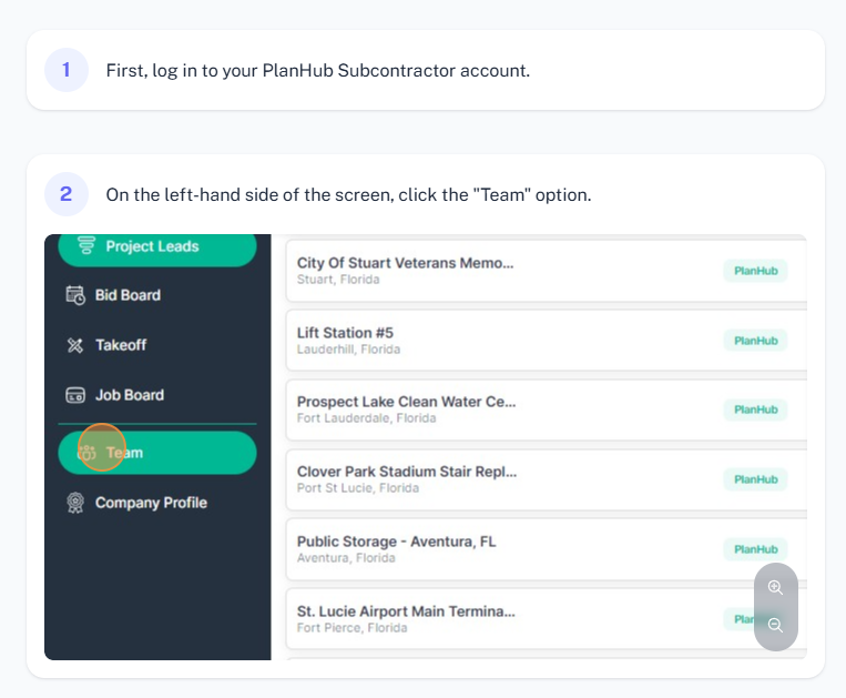How to Add and Remove Team Members on PlanHub 2.0 - Subcontractors